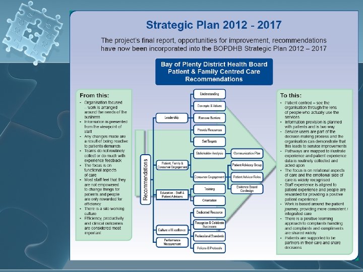 Excellence through Patient and Family Centred Care Project