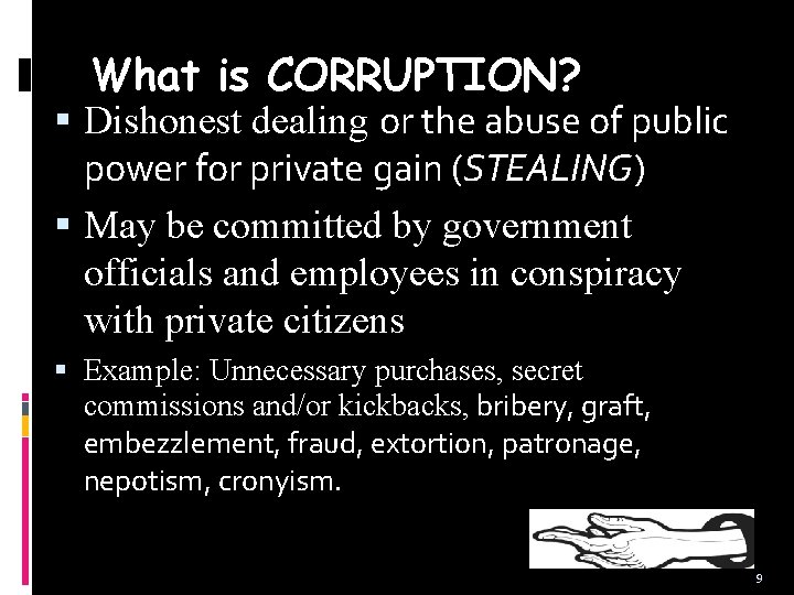 PUBLIC ACCOUNTABILITY AND VALUES ENHANCEMENT SEMINAR PAVES Council