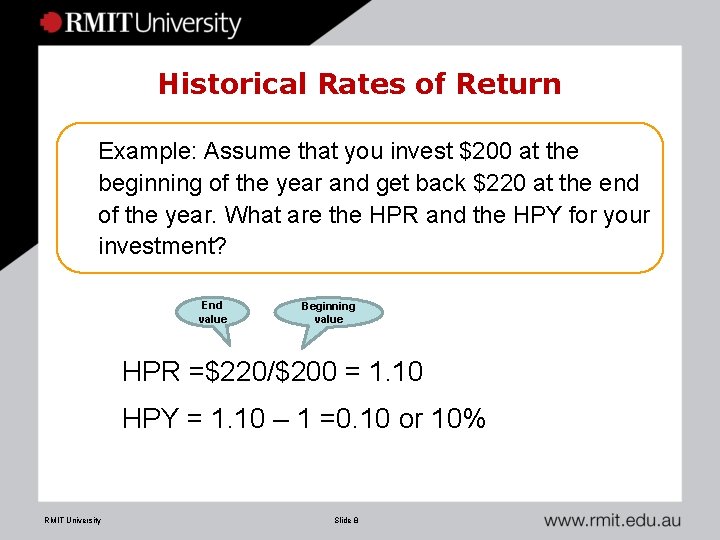 BAFI 1042 Investment Topic 1 The Investment Setting