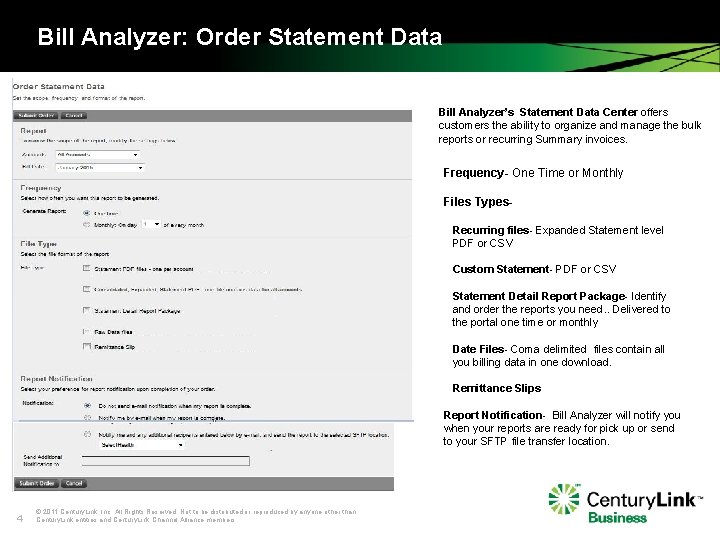 Transform Billing Data Into Business Intelligence Contents Statements