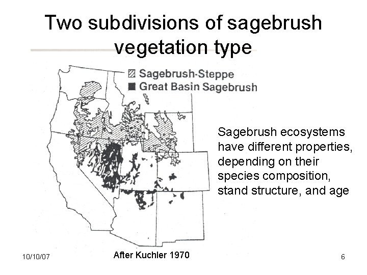Cold Temperate Desert Shrublands Reading Knight Ch 6