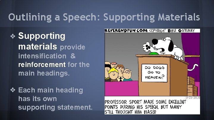 Building a Speech Chapter 9 Section 2 The
