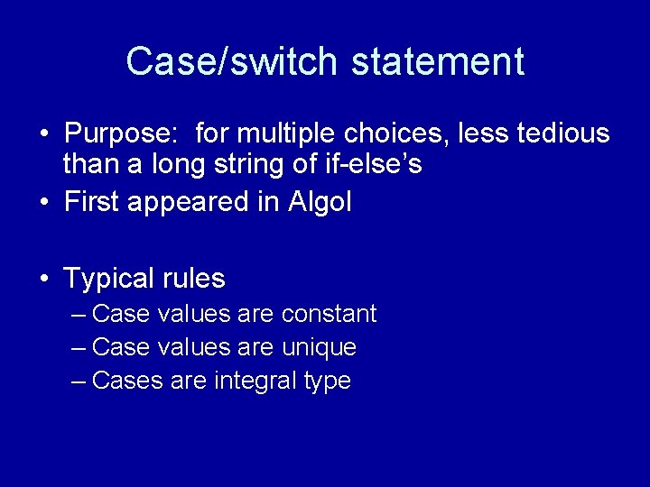 CS 36 February 2 Control structures Sequence Loops