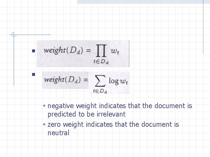Modern Information Retrieval Chapter 2 Modeling Probabilistic model