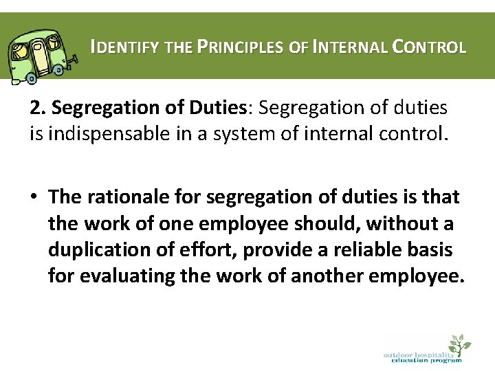 Cash Management Larry Brownfield CPO OHE KOA Inc
