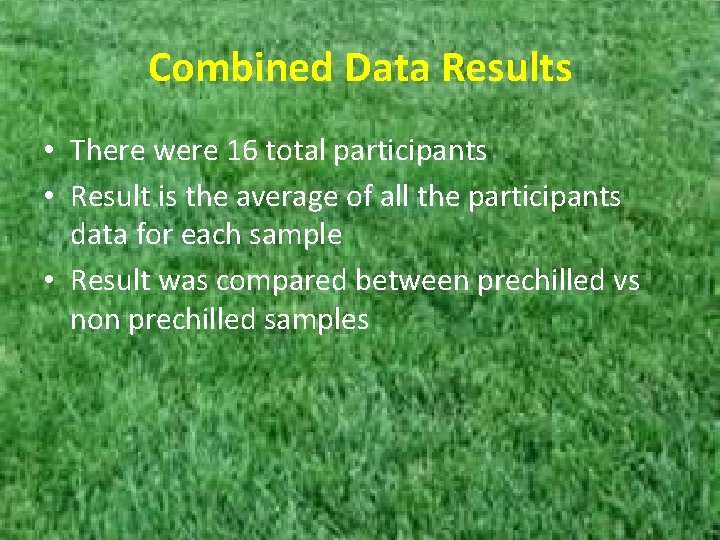 Kentucky Bluegrass Prechill vs Non Prechill AOSA Rules