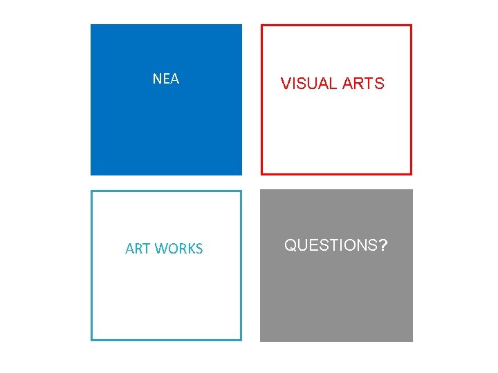 NEA Visual Arts Program Art Works Guidelines Webinar