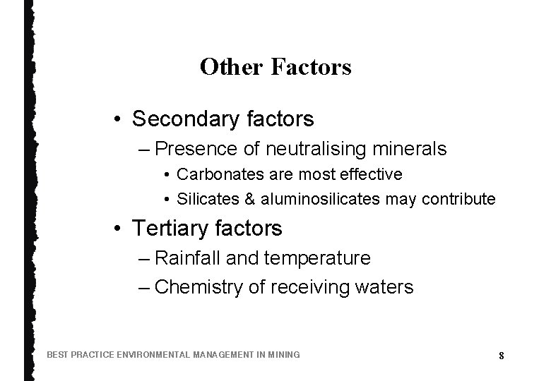 Aims of this Module To describe the problem