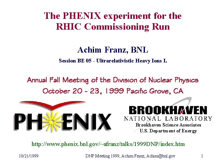 The PHENIX experiment for the RHIC Commissioning Run
