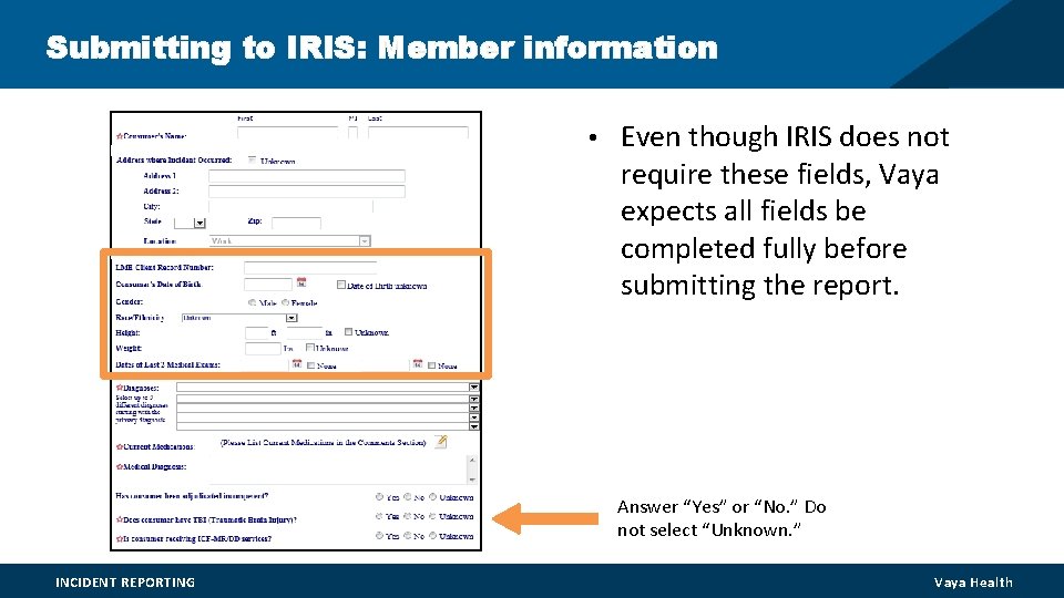 INCIDENT REPORTING Network Performance Integrity OVERVIEW AND TRAINING