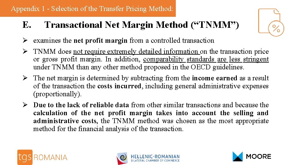 DEMYSTIFYING TRANSFER PRICINGAPPENDIX 1 Appendix 1 Selection of
