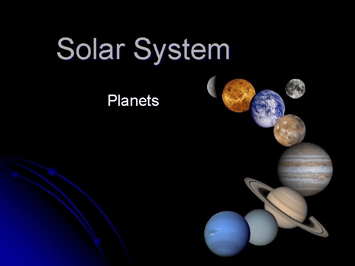 Solar System Planets Mercury The first planet from