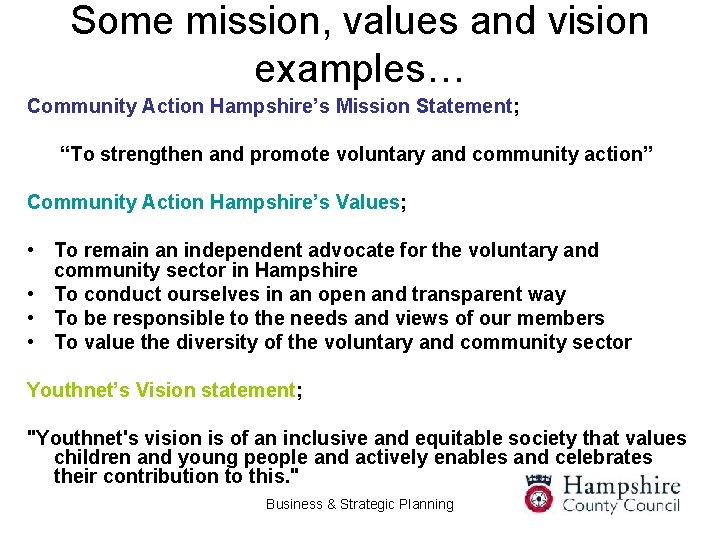 Business Strategic Planning A step by step guide