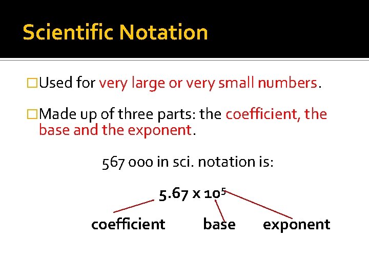 Measurements Significant figures Scientific Notation Dimensional ...