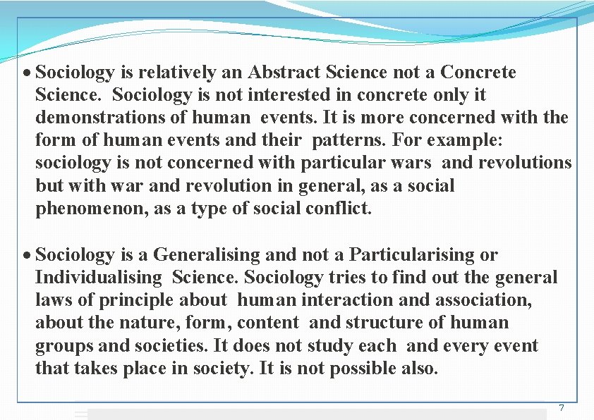 Introduction to sociology B A Part 1 S