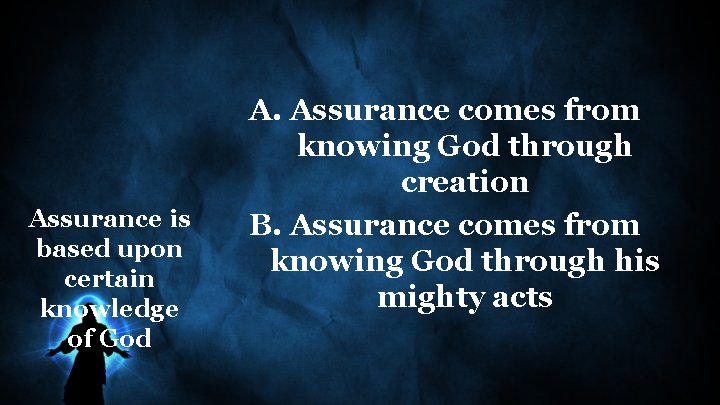 Luke 7 20 23 The assurance of believers