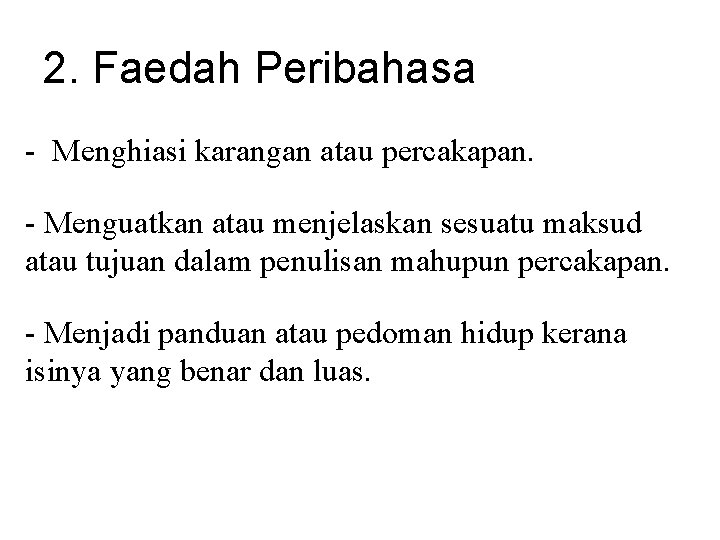PERIBAHA SA 1 Pengenalan Peribahasa Peribahasa ialah susunan