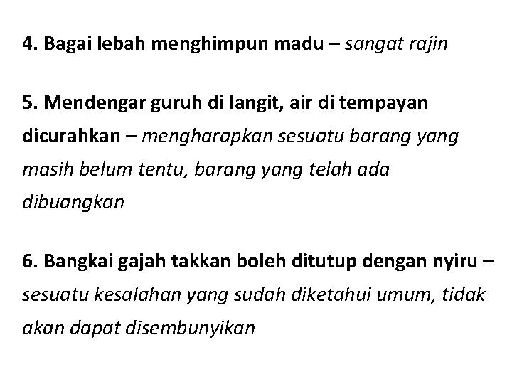 PERIBAHA SA 1 Pengenalan Peribahasa Peribahasa ialah susunan