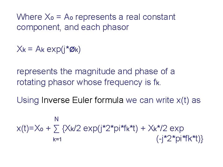 lecture 3 MATLAB LABORATORY 3 Spectrum Representation Definition