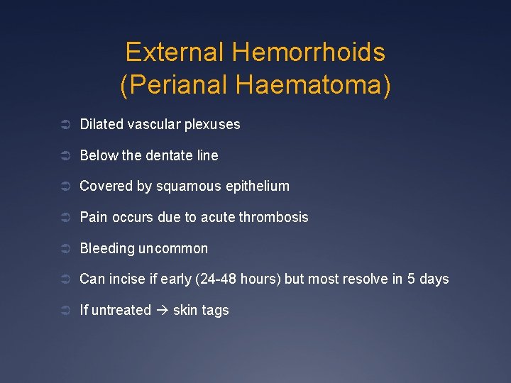 Haemorrhoids and Fissures What is the pathogenesis of