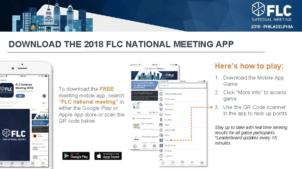 2018 FLC NATIONAL MEETING Philadelphia The Birthplace of