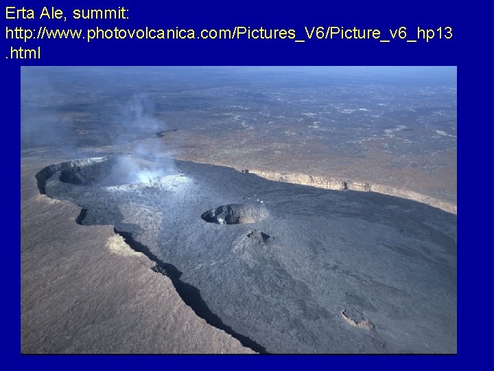 Erta Ale map of Ethiopia volcanoes http bigthink