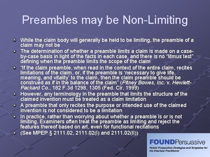 Claim Interpretation By Michael A Leonard II and