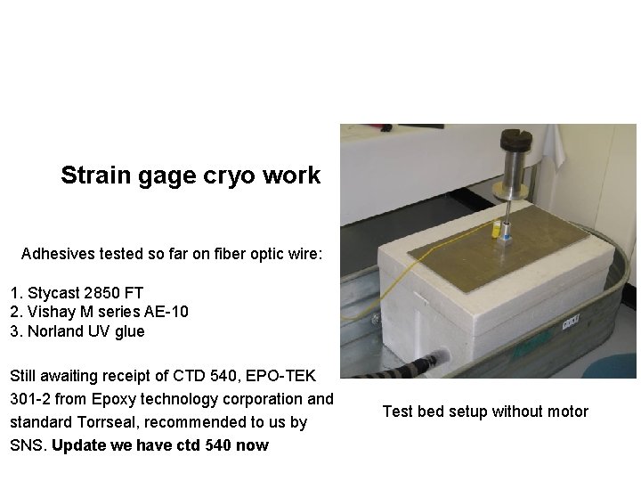 Stycast Insertion Part 3 and preliminary glue picture