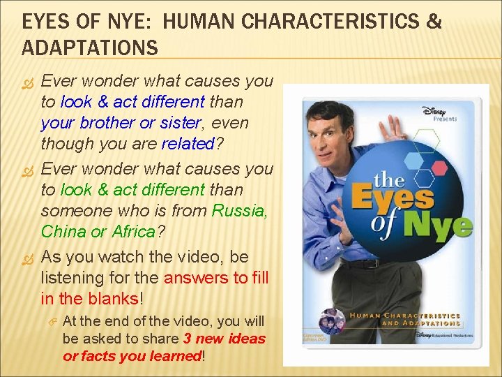 Today in Biology Week 8 122 126 Warm