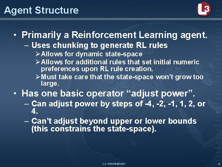 Realtime IOoriented Soar Agent for Base StationMobile Control