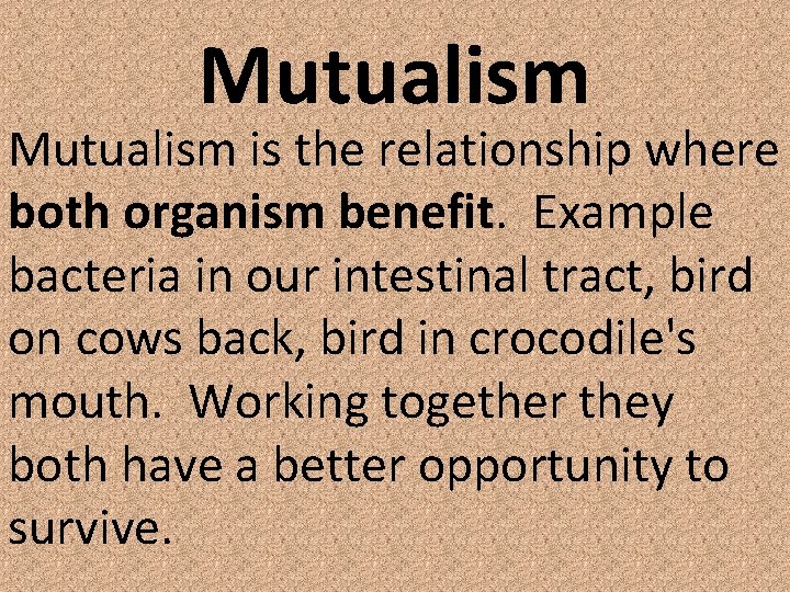 Ecosystems are complex interactive systems that include both