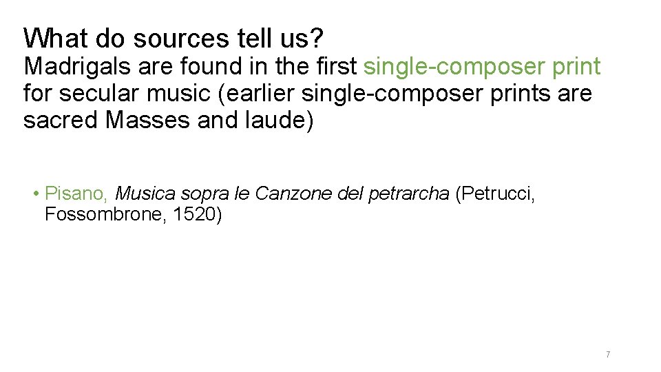 Revisiting the Origins of the Italian Madrigal With