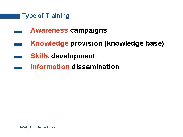 Tasks of Capacity Building Management Development of Capacity