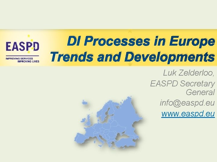 DI Processes in Europe Trends and Developments Luk