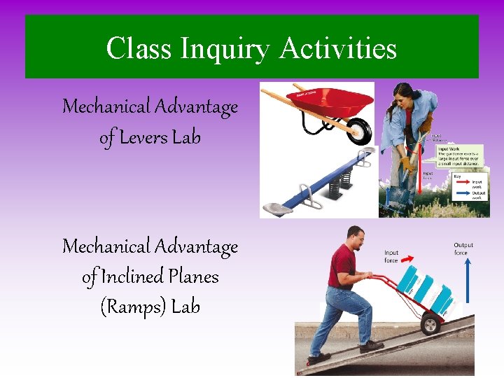 Mechanical Advantage You mean I dont have to