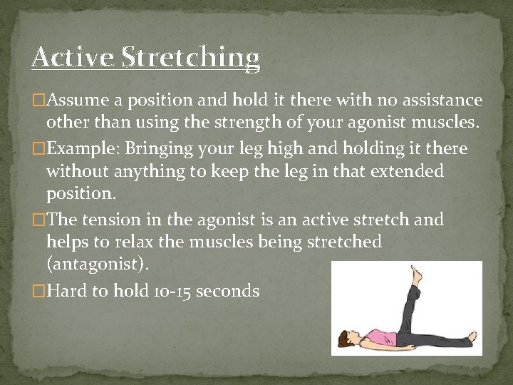 Section B Exercise Physiology Types of Stretching Benefits