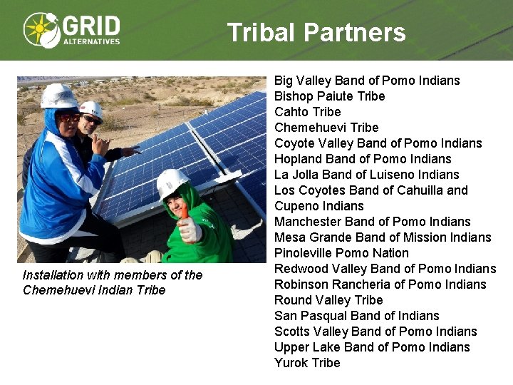 Solar Affordable Housing Program GRIDs Core Approach PEOPLE