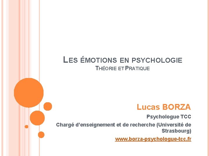 LES MOTIONS EN PSYCHOLOGIE THORIE ET PRATIQUE Lucas