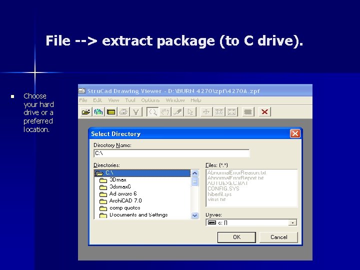 Guide to using Strucads drawing viewer Provided By