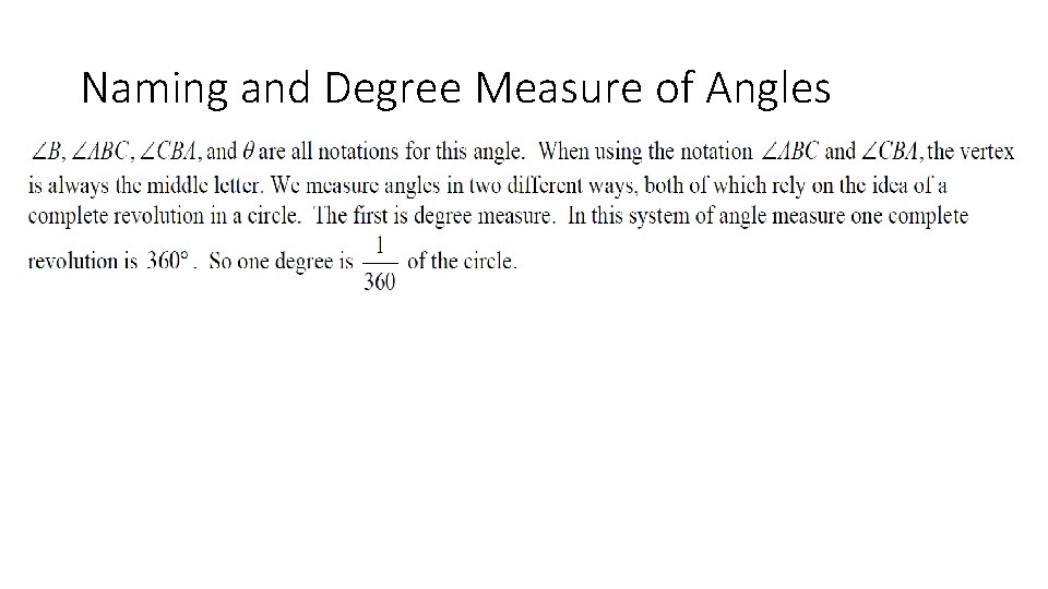 MATH 1330 Section 4 2 Parts of an