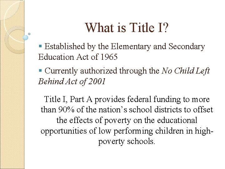 Designing a Quality Schoolwide Program Presented by Jan