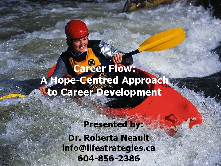 Career Flow A HopeCentred Approach to Career Development