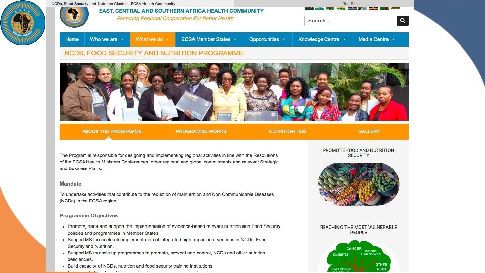 East Central and Southern Africa Health Community ECSA