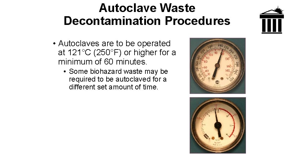 UNCPembroke Autoclave Safety Introduction North Carolina medical waste