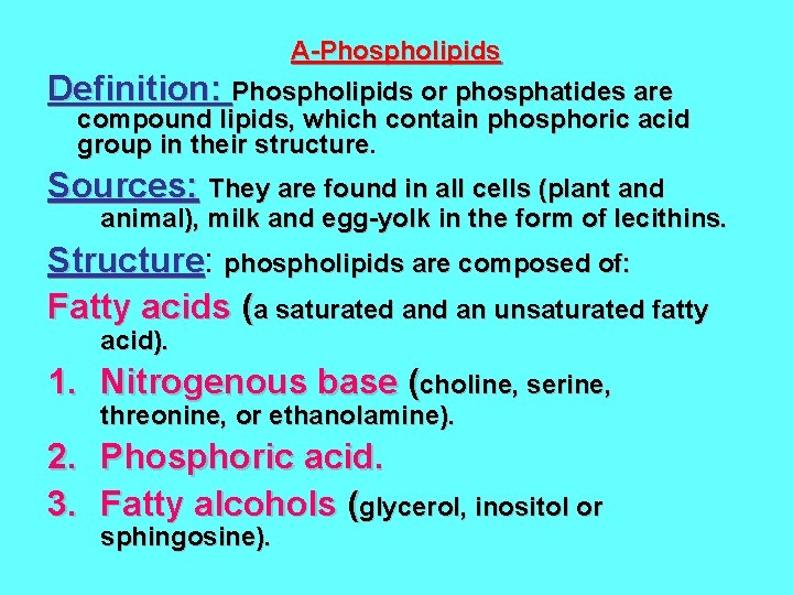 Chemical Properties of fats and oils oils 1