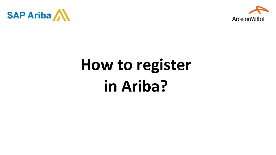 Ariba Supplier Manual Ariba Network allows buyers and