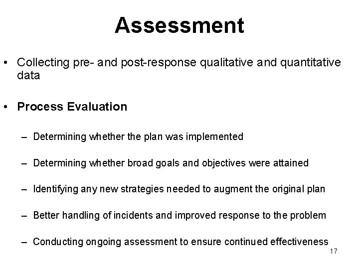Model Academic Curriculum Module 4 The SARA Process