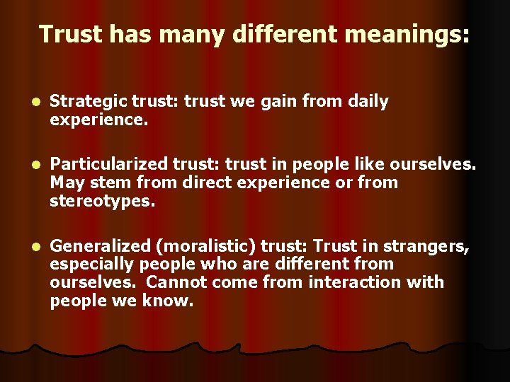 Generalized Trust and Why It Matters for Business