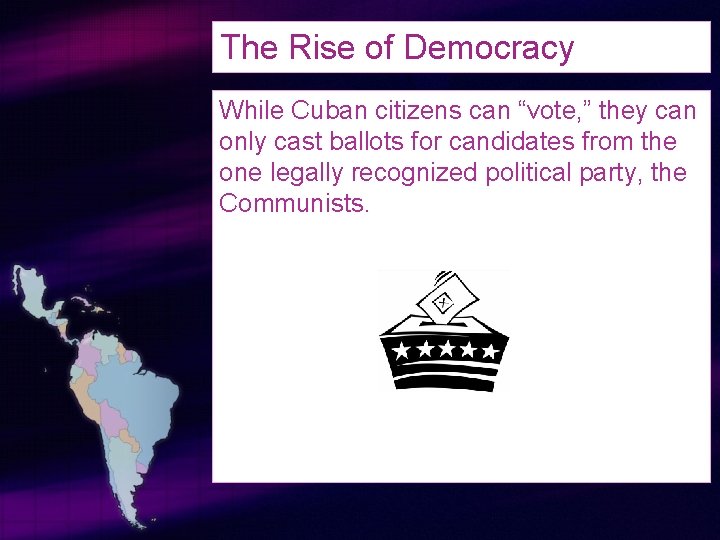 Governments of Latin America Comparing Governments Standards SS