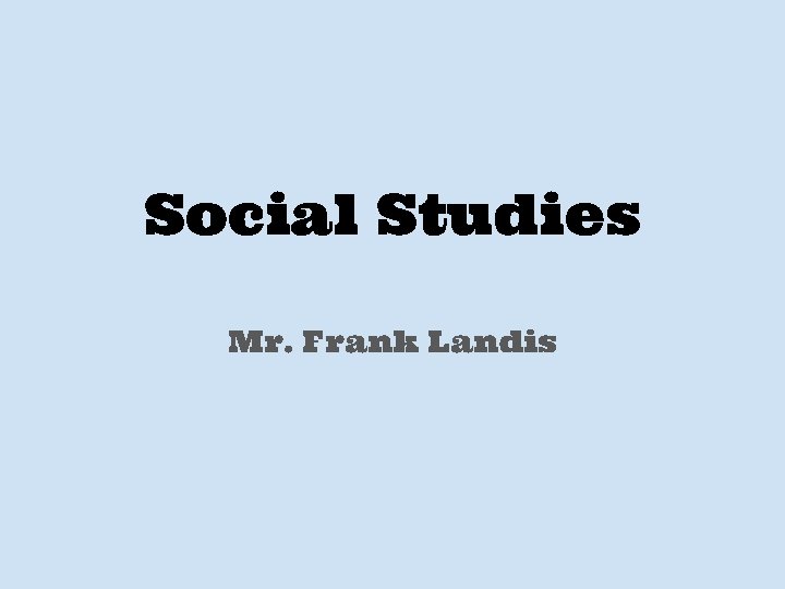 Back to School Night 2020 7 th Grade